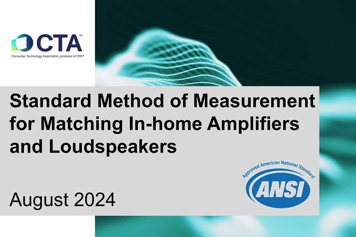 ANSI/CTA-2099-A – Consumer Technology Association®