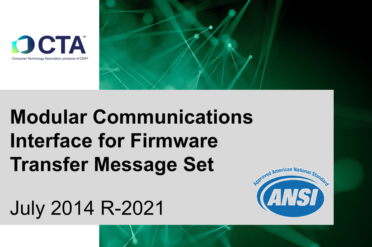 Modular Communications Interface for Firmware Transfer Message Set ...