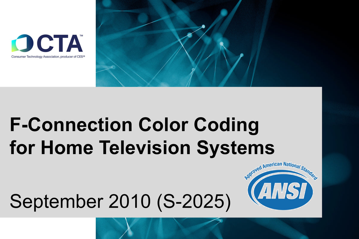 F-Connector Color Coding for Home Television Systems – Consumer ...