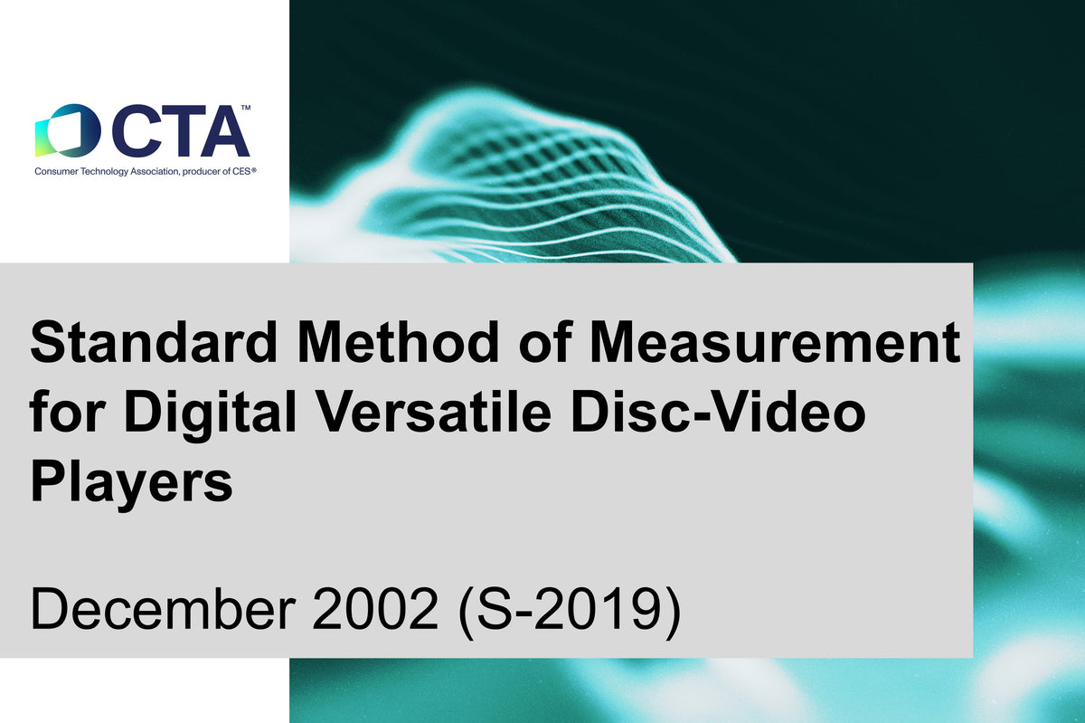 Method of Measurement for Digital Versatile Disc-Video Players ...